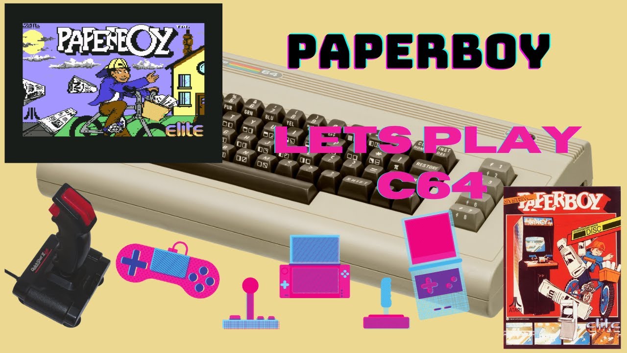 Paperboy:Wir tragen Zeitung aus(Lets Play/C64) - YouTube