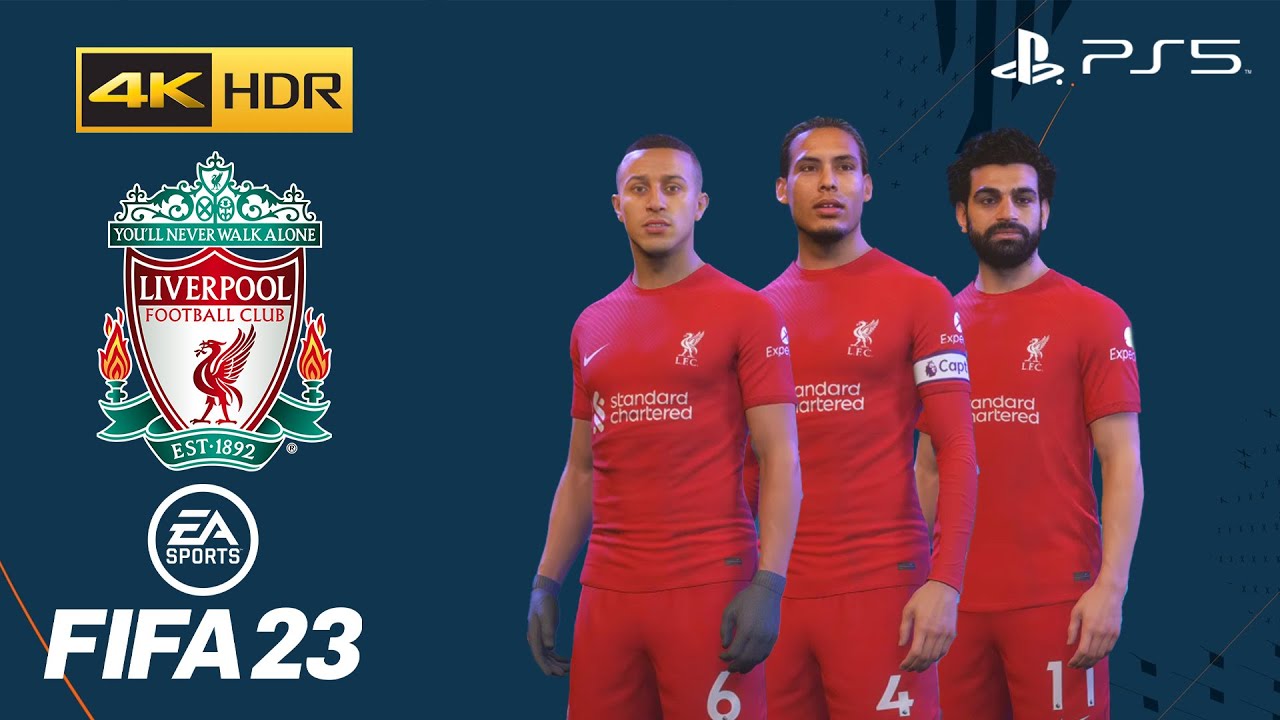 FIFA 23 on PS5 - LIVERPOOL PLAYER FACES AND RATINGS - 4K60FPS GAMEPLAY ...