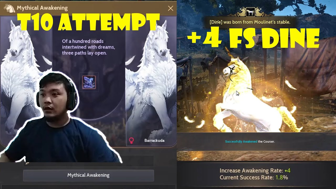 Black Desert [ BDO ] Din'e !!! T9 Horse Awakening | Mythical Arduanatt ...