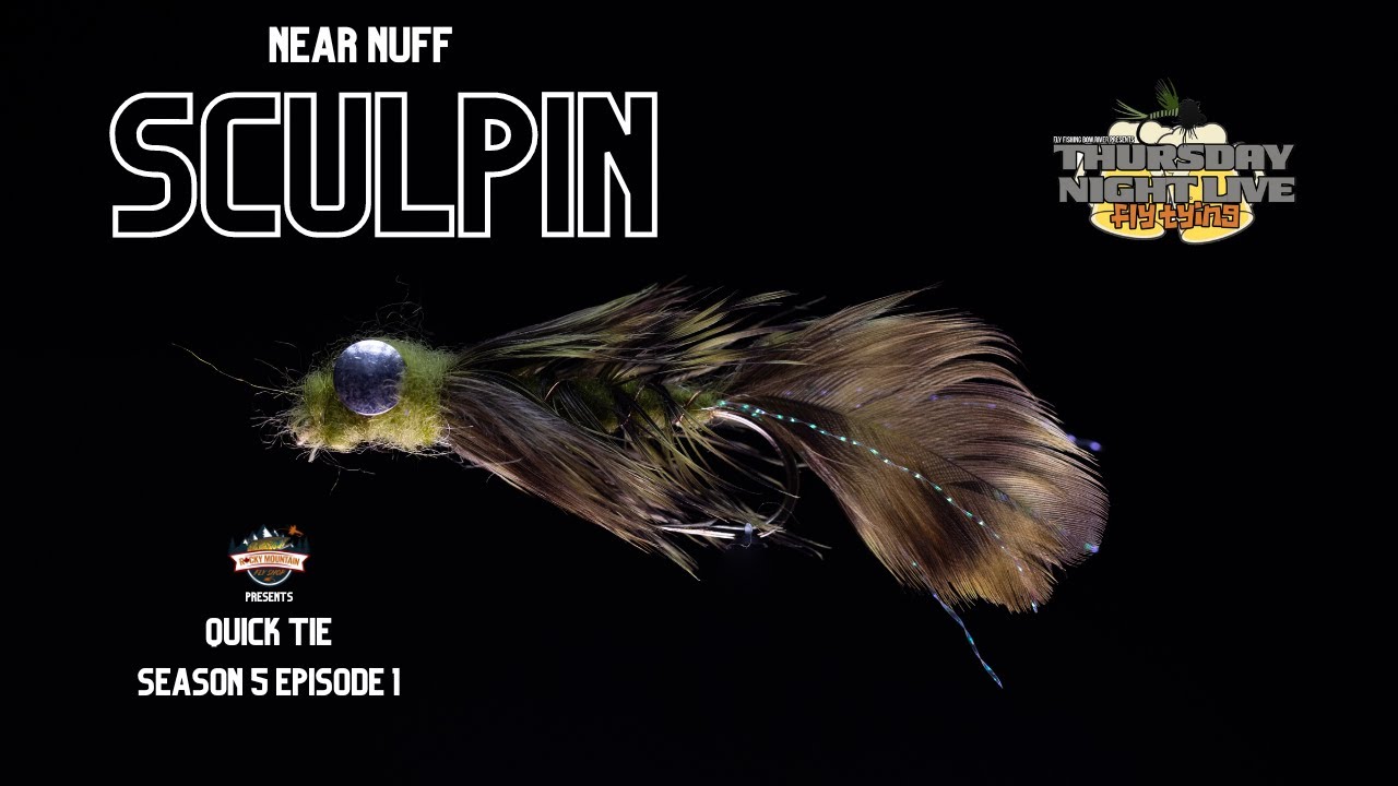 Fly Tying : Near Nuff Sculpin - Quick Ties - YouTube