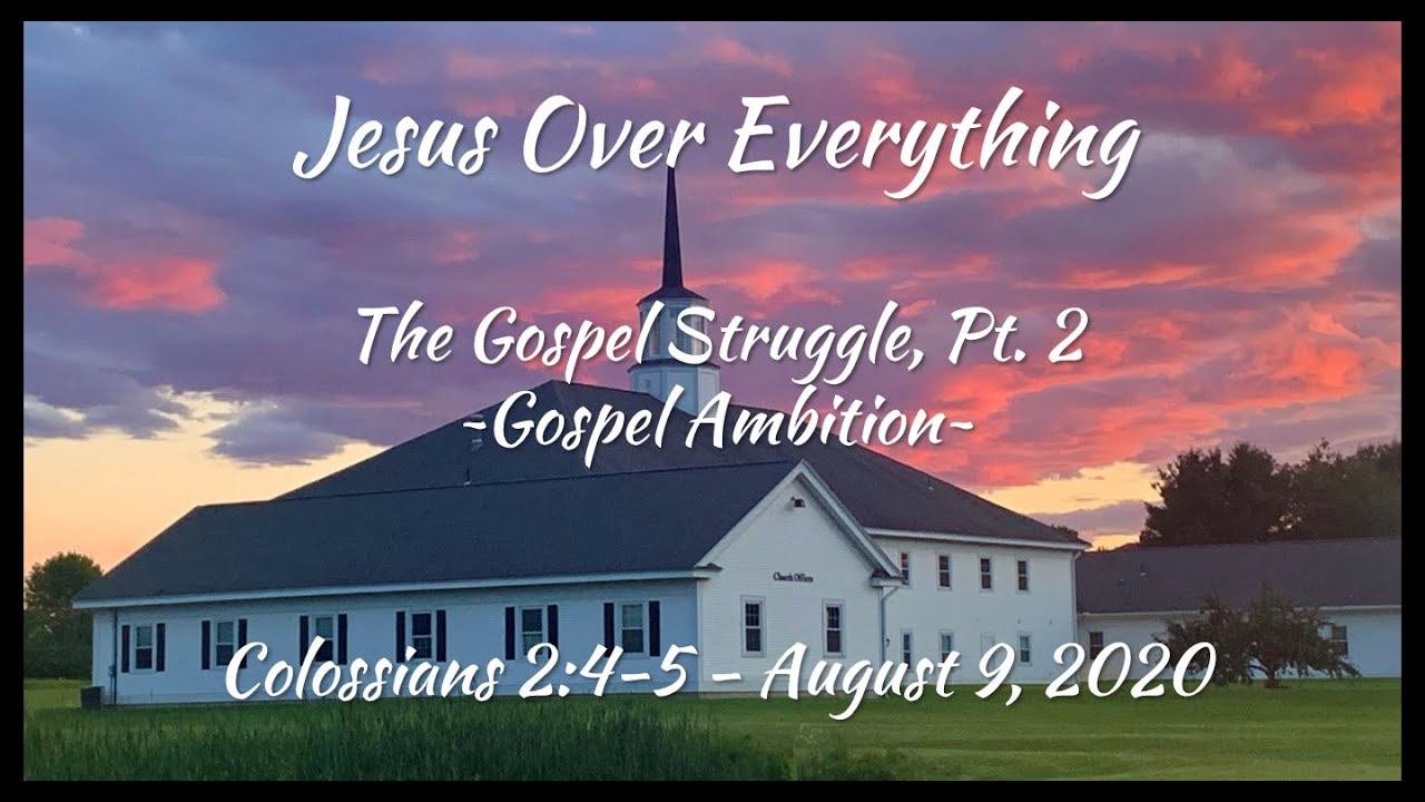 The Gospel Struggle Pt. 2: Gospel Ambition - YouTube