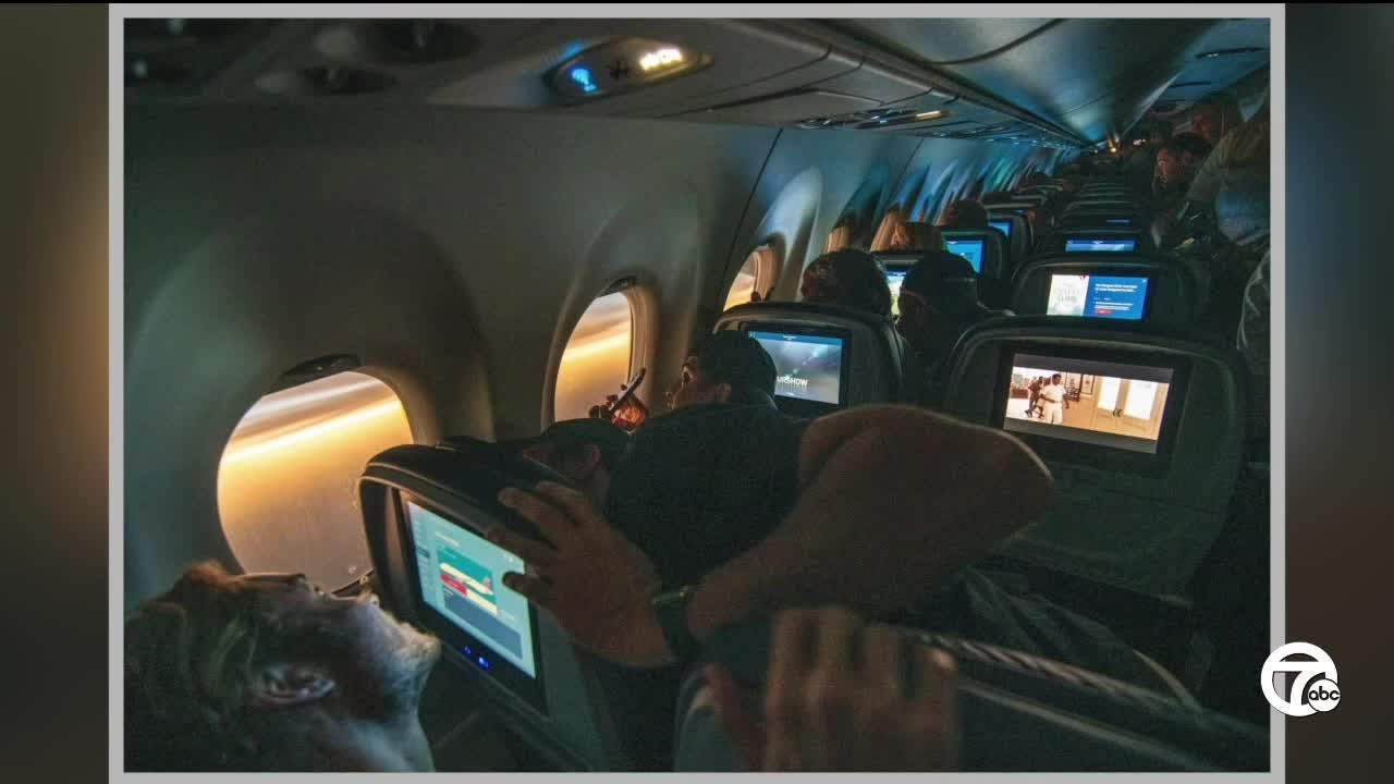 Passengers view eclipse from the sky on two Delta flights to Detroit ...