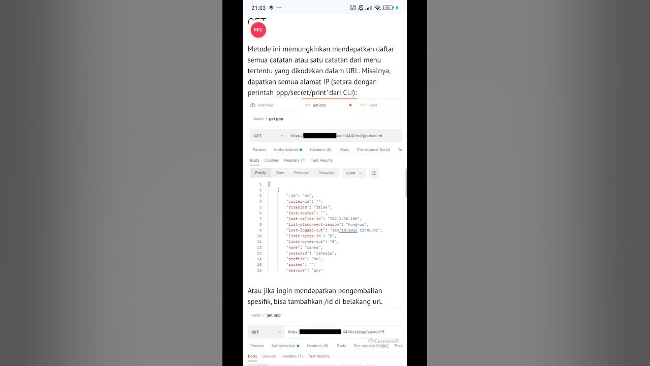 Menggunakan Method PUT pada REST API MikroTik RouterOS - YouTube