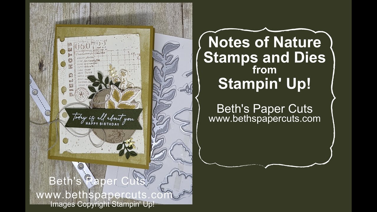 Notes of Nature - New Stamp set from Stampin' Up! Beth's Paper Cuts ...