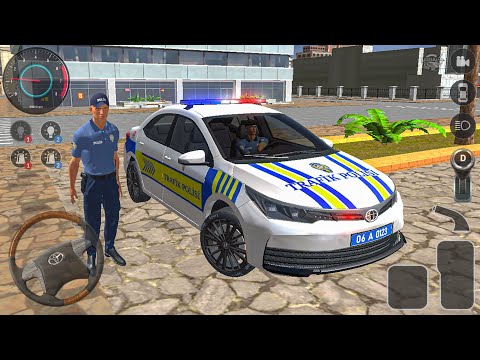 Toyota Corolla Türk Polis Arabası Sürüş Oyunu - Polis Oyunu 2026 #181 - Android GamePlay