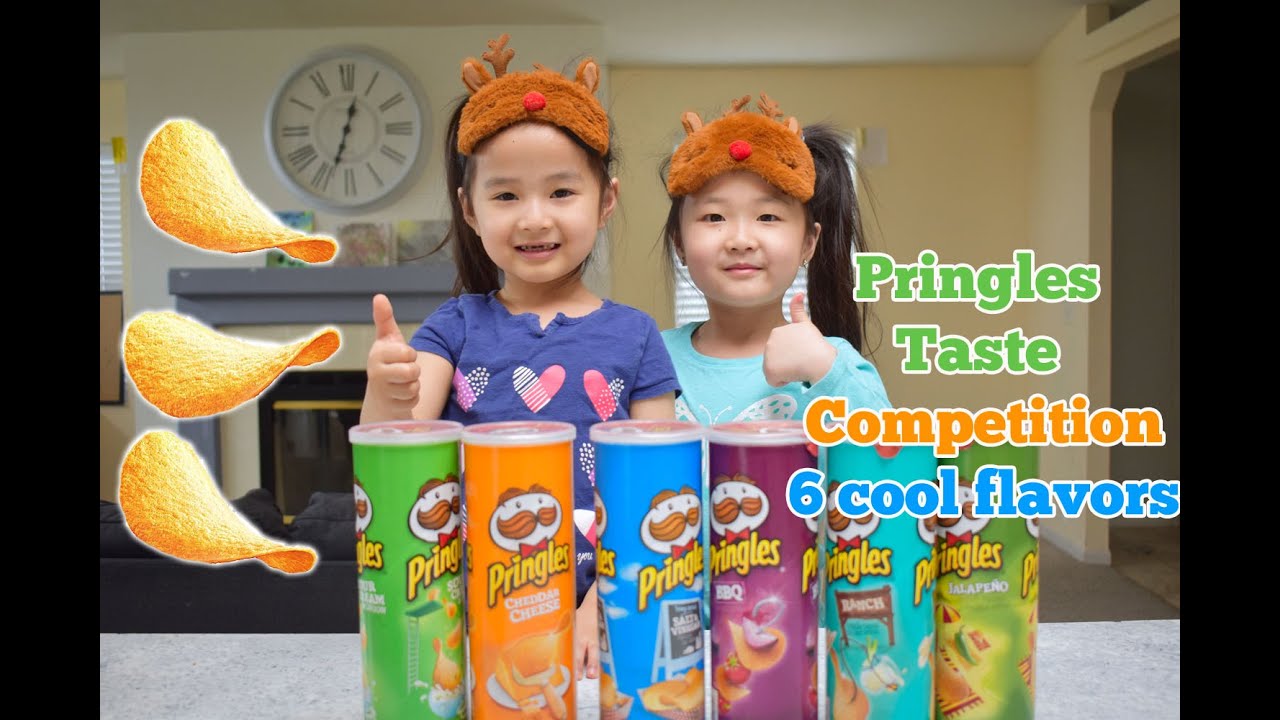 Pringles Flavor Taste Competition: 6 flavors - YouTube