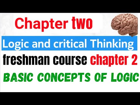 logic chapter 2 basic concepts of logic freshman course logic and ...