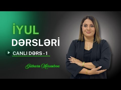 Canlı dərs 1  | Gülnarə Mürsəlova | Kurikulum