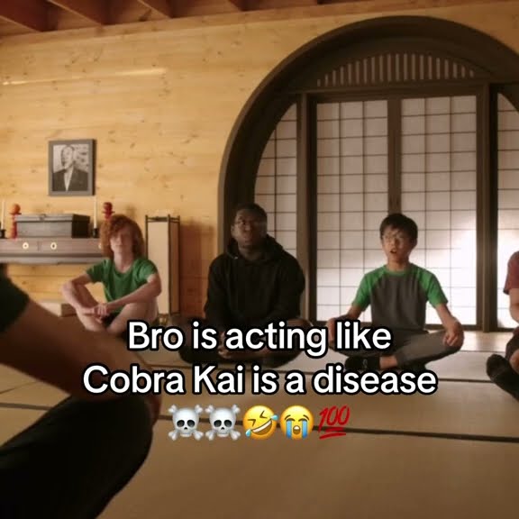 Bro only wants the Miyagi do way 💀 | #karatekid #miyagido #cobrakai ...