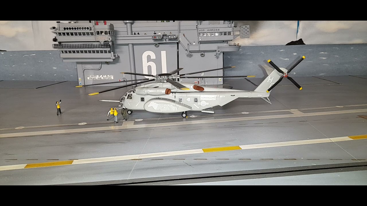 MODEL DIORAMA 1/72 SEADRAGON PRE- START UP - YouTube