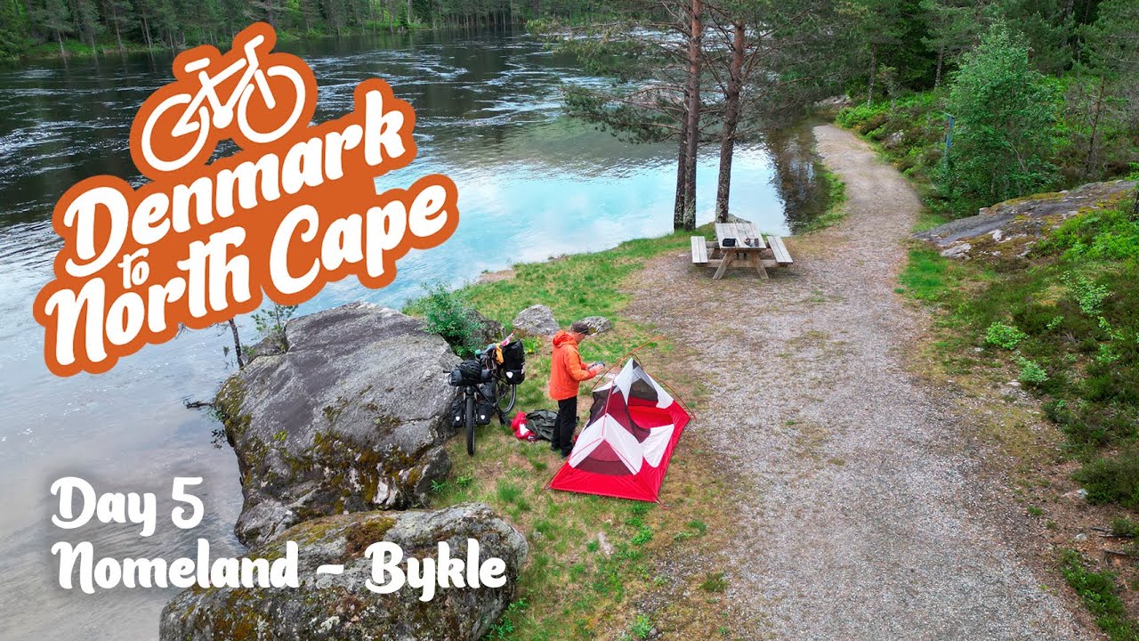 Dag 5. Fra telt til fjeldhytte. Danmark til Nordkap på cykel🚴‍♂️ - YouTube