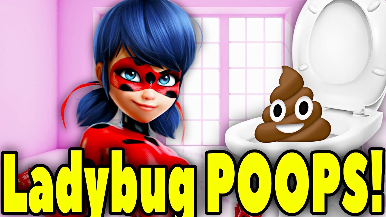 Miraculous Ladybug And Cat Noir POOPS in the TOILET! Miraculous POOPING ...