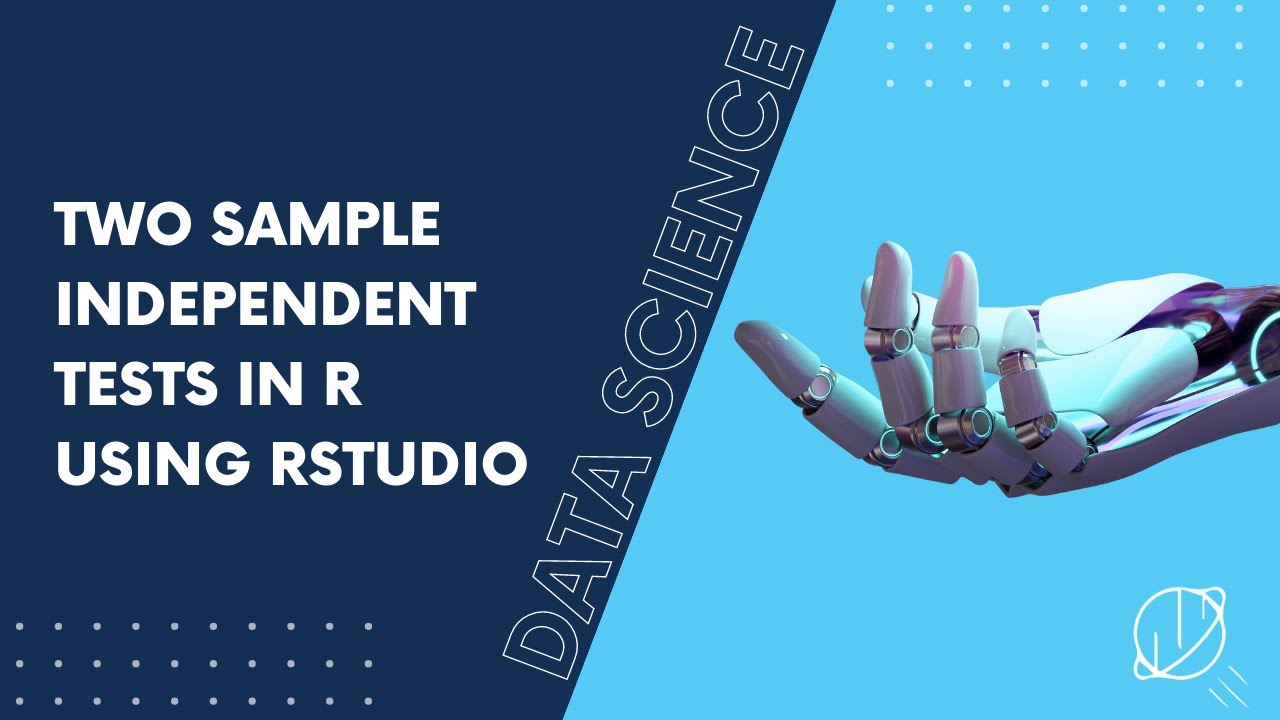 Two Sample Independent Tests in R - YouTube