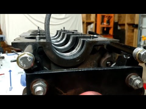 Mercedes om617 Rebuild - Part 16 - Rope Seal, Head Cleanup, Valves ...