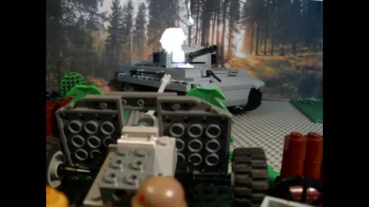 WW2 Lego - "Operation Bagration" -Tiger Tank Battle (Part 2) - YouTube