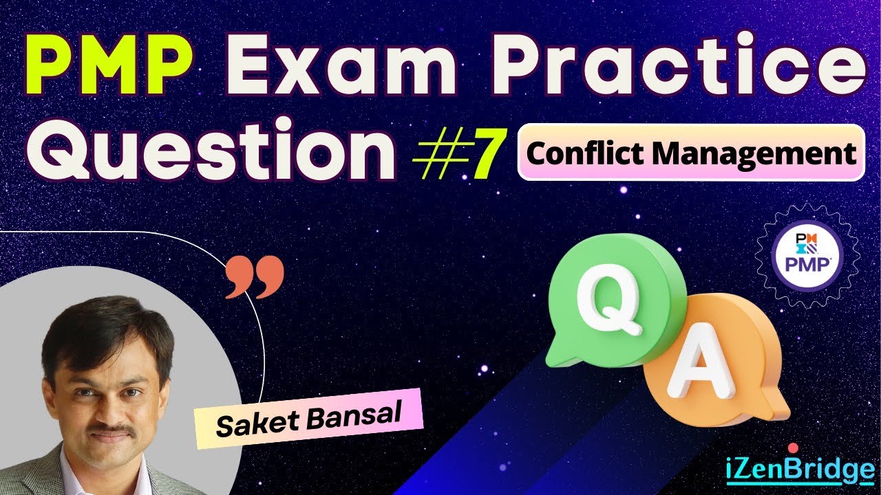 PMP Exam Practice Question and Answer #7- Conflict Management - YouTube