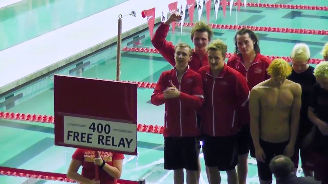 Classic 8 Conference 400 Free Relay - YouTube