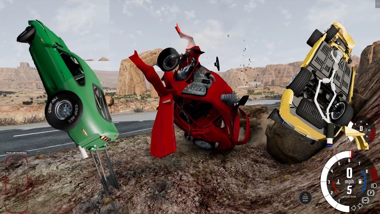 BeamNG.drive Utah Remastered Highway | Car Racing | BeamNG.drive ...