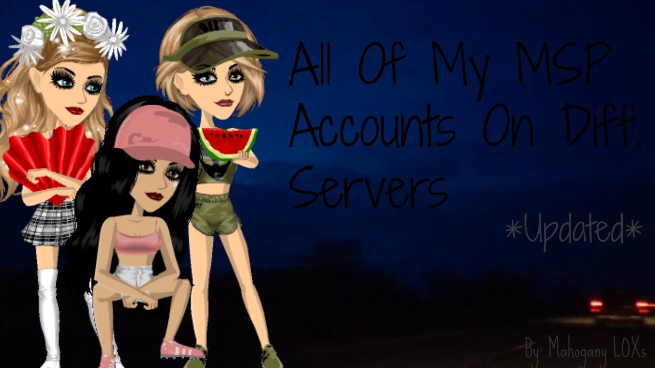 All Of My MSP Accounts *Updated* || MovieStarPlanet - YouTube
