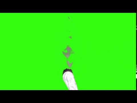 Smoking Weed - Green Screen