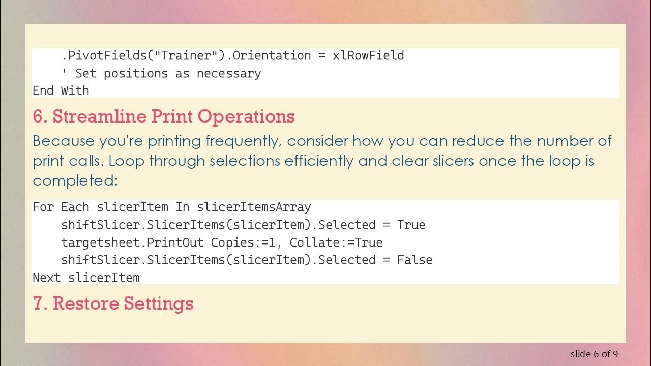 How to Fix Your VBA Excel Macro That Takes Too Long to Run - YouTube