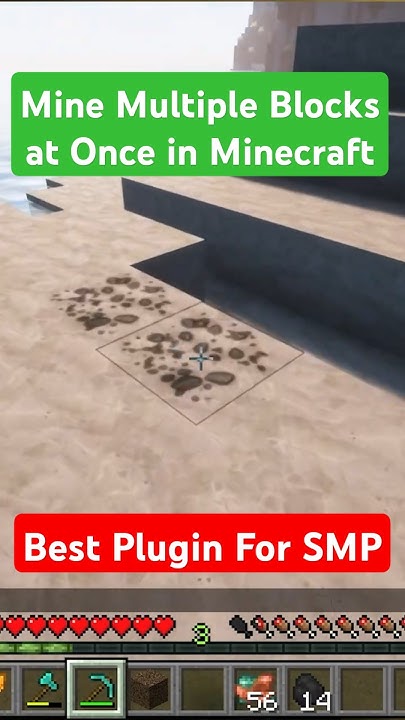 How To Mine Multiple Blocks at Once in Minecraft #Shorts #Minecraft #sanjitgaming - YouTube