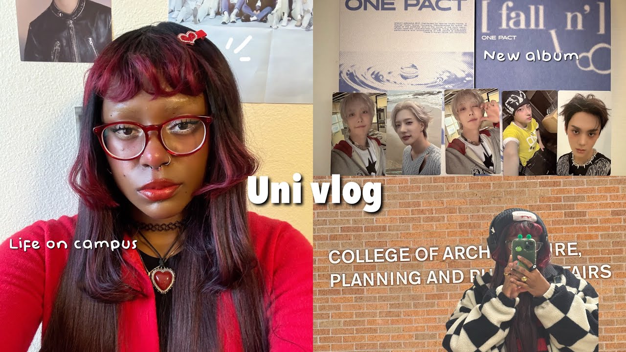 Uni Vlog: student life on campus, going to classes, new album, yapping ...