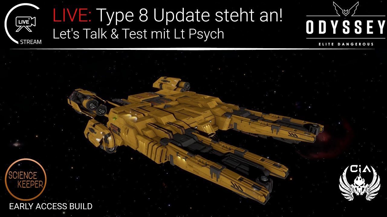 LIVE: Elite Dangerous - Type 8 Update und Ingenieur-Änderungen - Talk ...