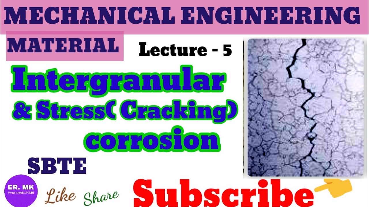 Mechanical Engineering Materials (Lec-8) (Intergranular Corrosion ...
