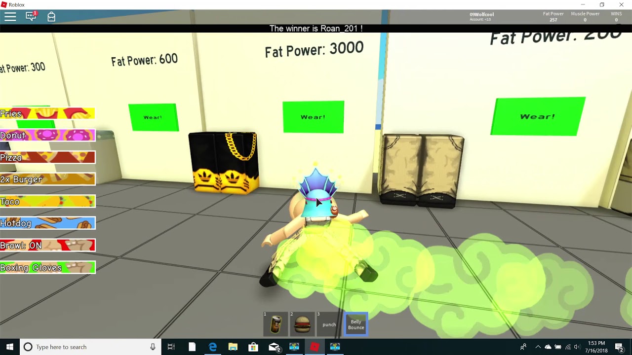 ROBLOX Get Fat Simulator - YouTube