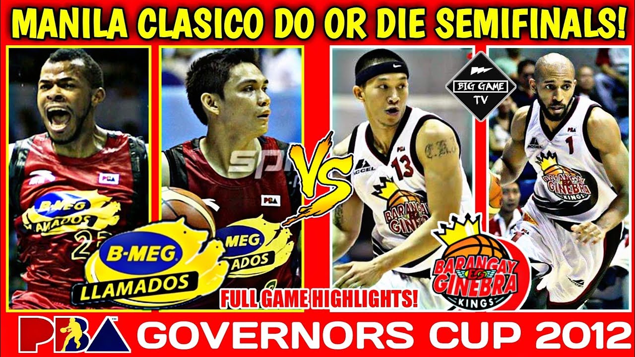 Bmeg vs Ginebra DO OR DIE SEMIFINALS! l Full Game Highlights! l 2012 ...