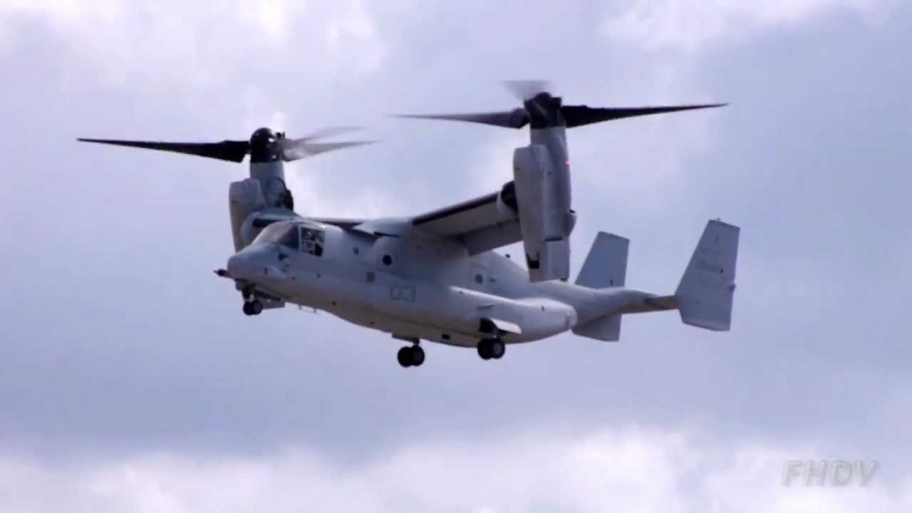 MV-22 Osprey Maneuverability Demonstration - Miramar Air Show 2012 ...