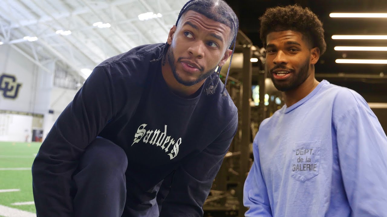 100 Million Dollars: Shilo Sanders Trains For NFL Combine & Shedeur Is ...