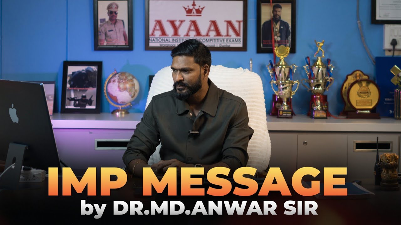 Anwar sir important message to Aspirants - YouTube