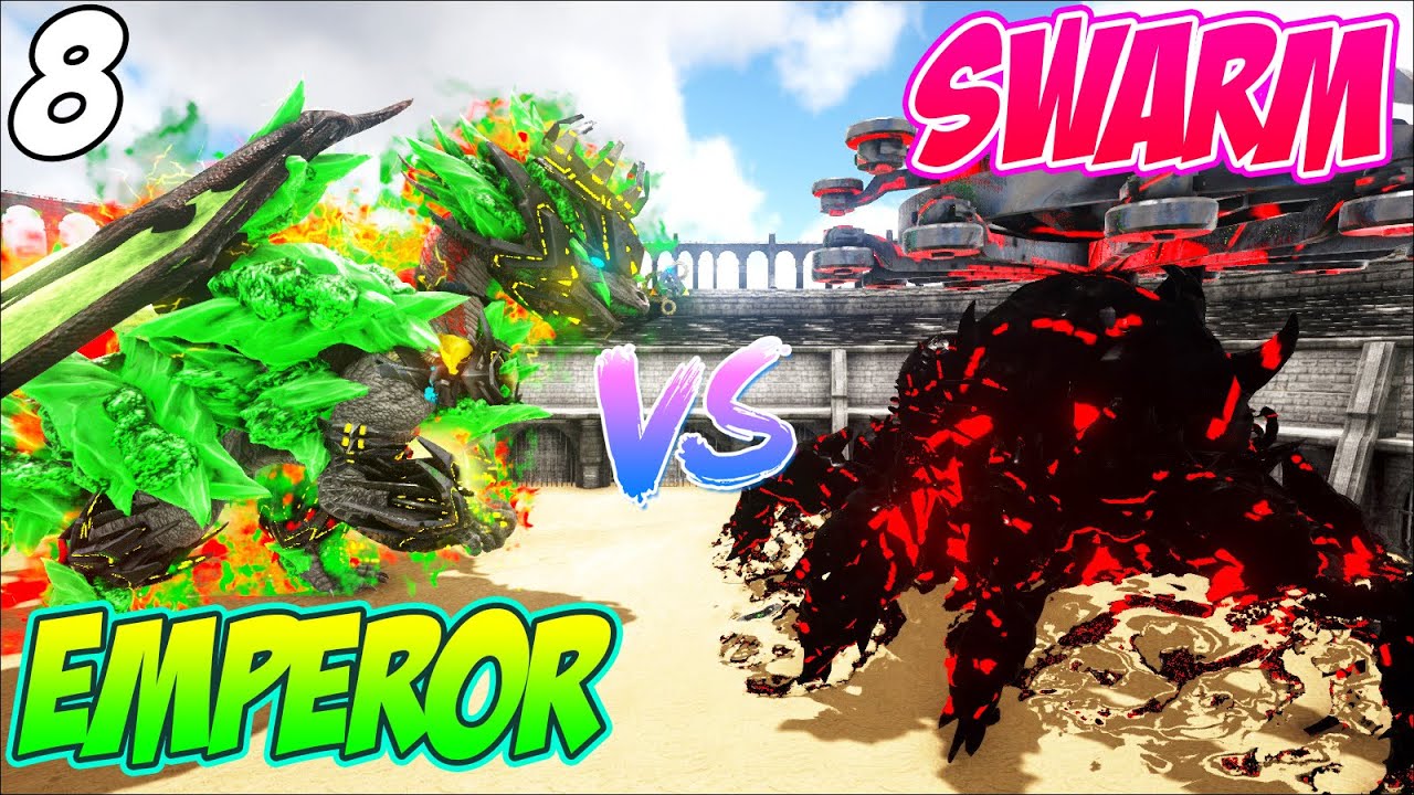 Myth Dragon Emperor Lawan BOSS Heart Swarm !! - ARK Gladiator Indonesia ...