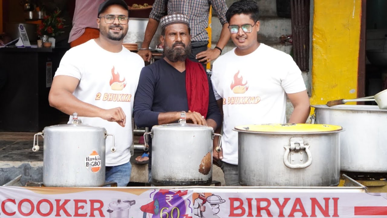 Cooker Biryani|Raipur Famous cooker Biryani|only 60 rupees |Baijnath ...