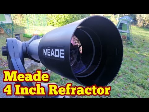 Meade 4 Inch Refractor Telescope DS-2102AT-TC(Infinity 102AZ, Star Navigator 102)/ Unboxing, Review