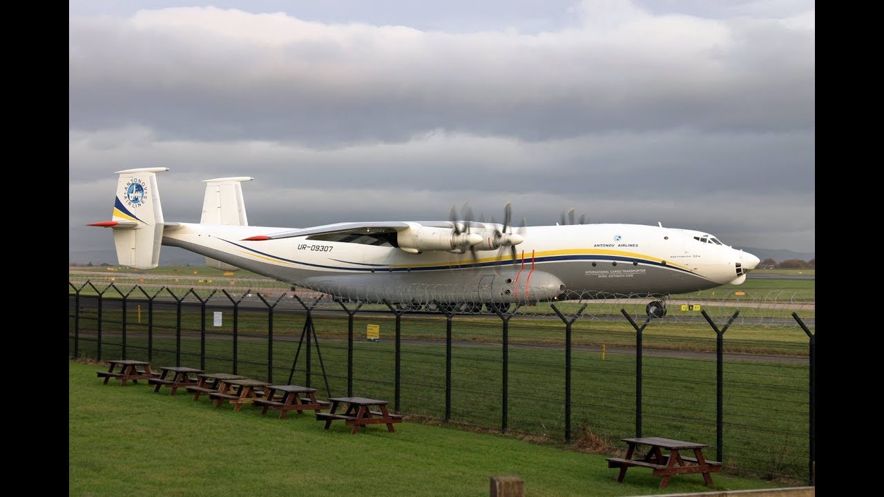 *RARE* ANTONOV AN-22 TAKEOFF AT MANCHESTER AIRPORT! !!!!!!!!!!! - YouTube