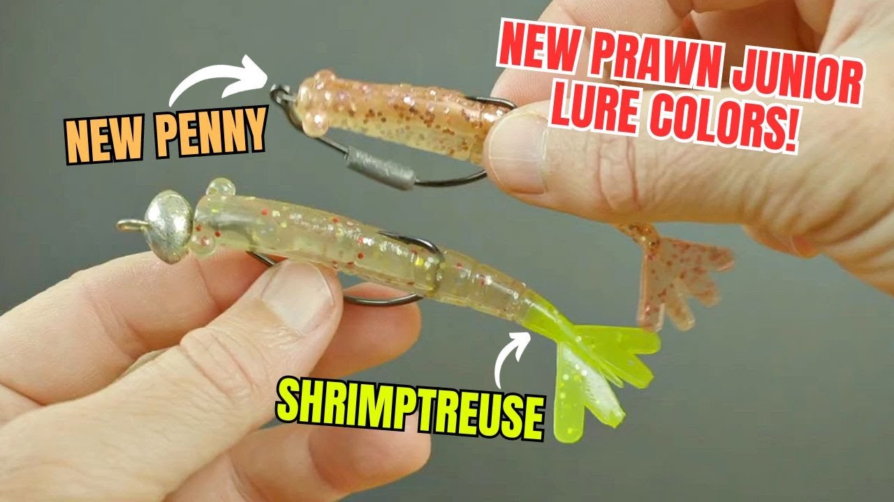NEW Prawn Jr. Lure Colors! [New Penny & ShrimpTreuse] - YouTube
