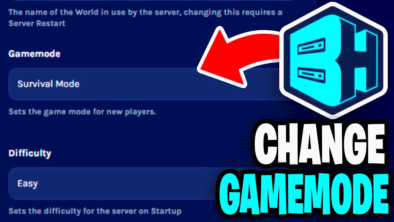 How To Change Gamemode On Bisect Hosting Server! - Tutorial - YouTube