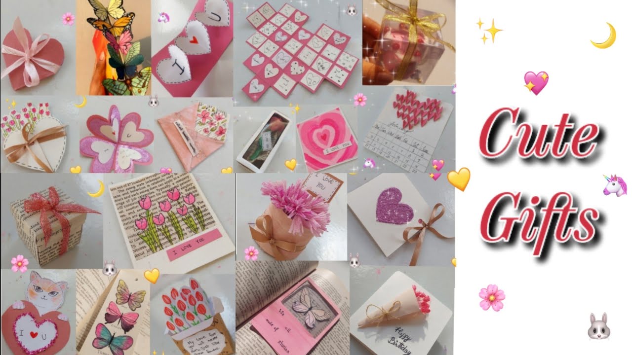 20 DIY paper cute gifts for bff //💖 diy cute paper crafts #diycrafts ...