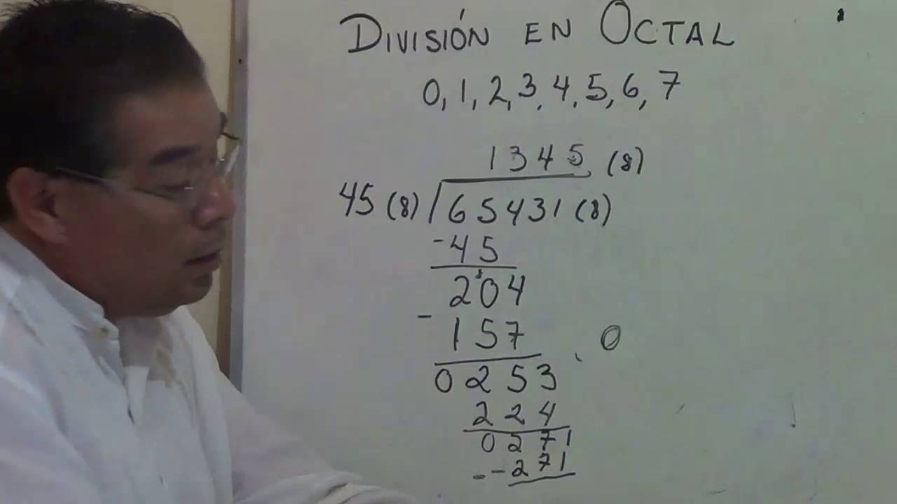 DIVISI N EN SISTEMA DE NUMERACI N OCTAL YouTube divisi-n-en-sistema-de-numeraci-n-octal-youtube