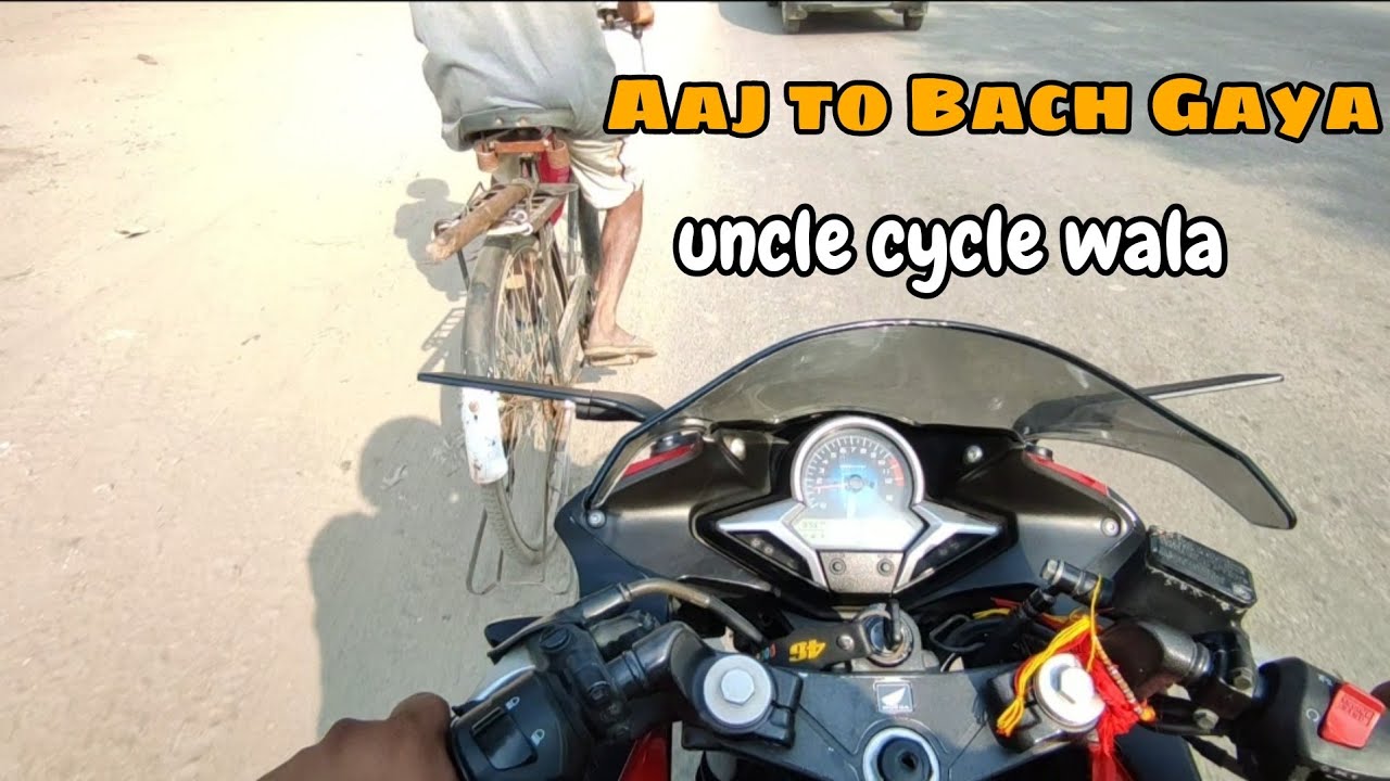 Aaj to Bach Gaya uncle cycle wala 😱 Nahin to main Pita Jata😂 #pita # ...