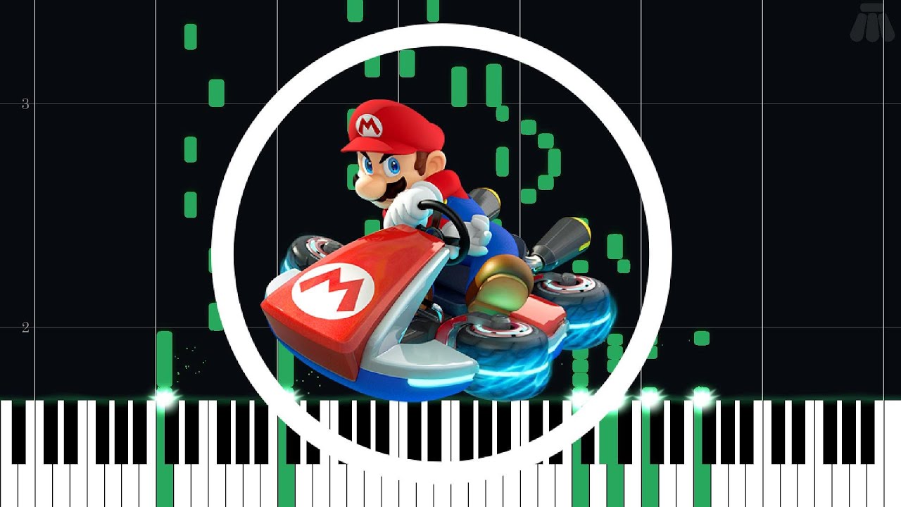 3DS Music Park - Mario Kart 8 - Intermediate Piano Tutorial - YouTube