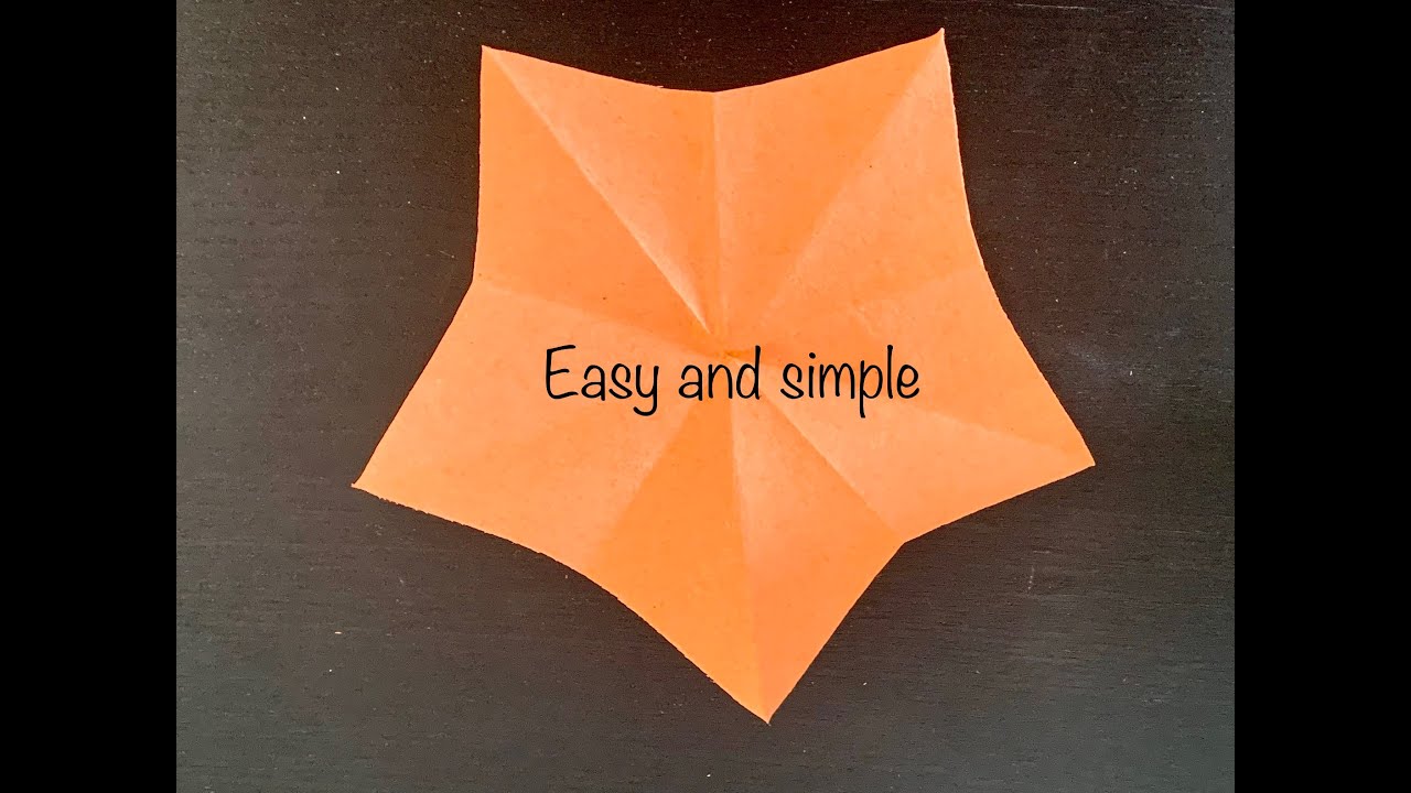 How to cut perfect star shape in a min #shorts #trending - YouTube