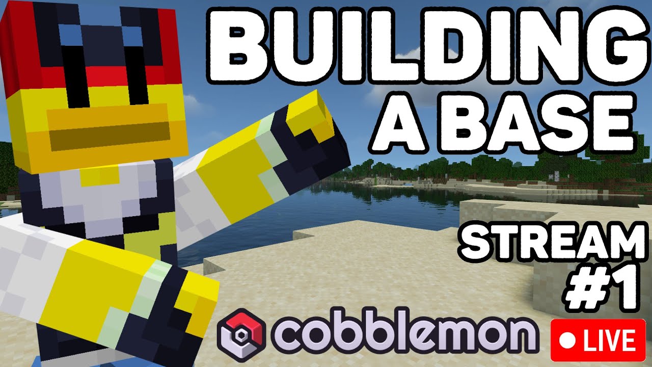 Building A Base Cobblemon Playthrough | Stream #1 - YouTube