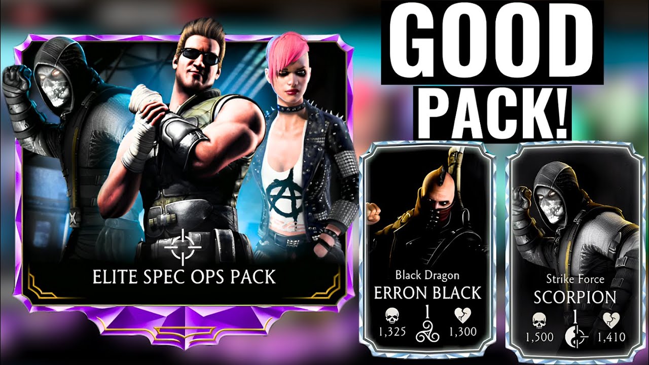 MK Mobile. Elite Spec Ops Pack Opening. This Pack Will Blow Your Mind ...