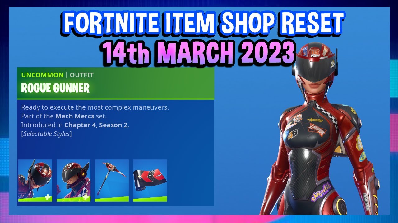 *NEW* MECH MERCS BUNDLE! (Fortnite Item Shop Reset 14th March 2023 ...