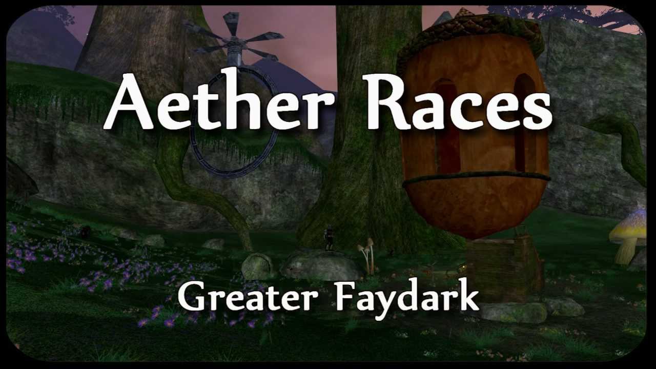 EverQuest II - Aether Races - Greater Faydark (1080p) - YouTube