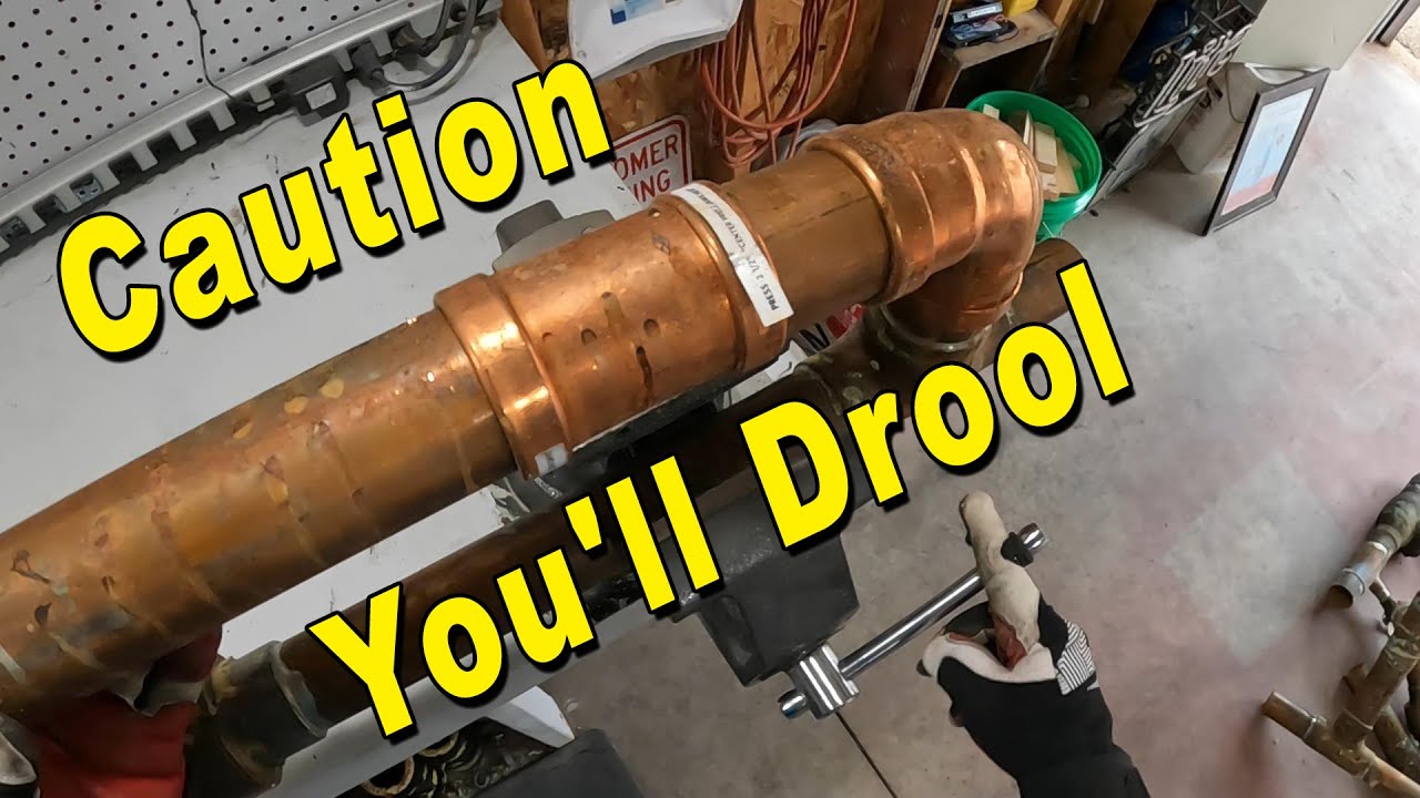Scrapping Huge Copper Pipe & Big Brass Valves | What Did It Weigh ...